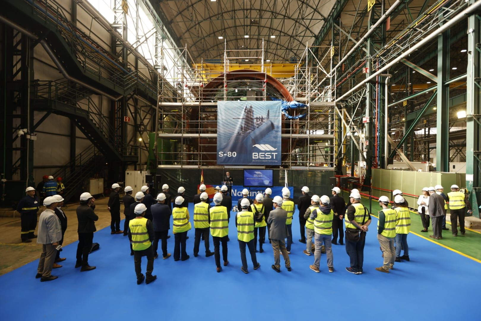 Navantia completes the fitting of the hydrogen propulsion system AIP ...